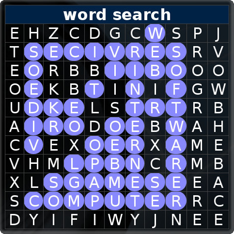 Word Search Puzzles